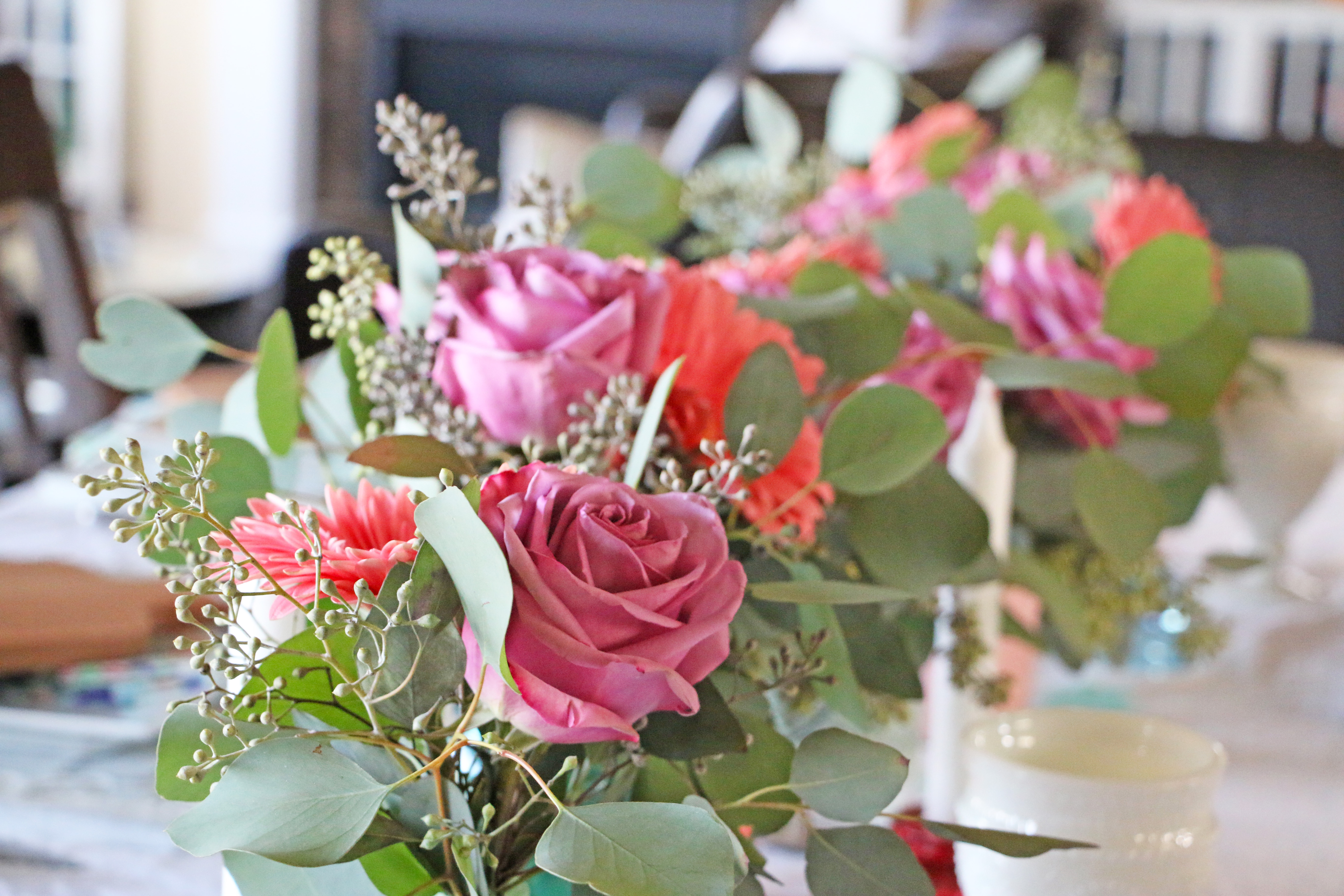 Family Floral Birthday Dinner | Becky Jael